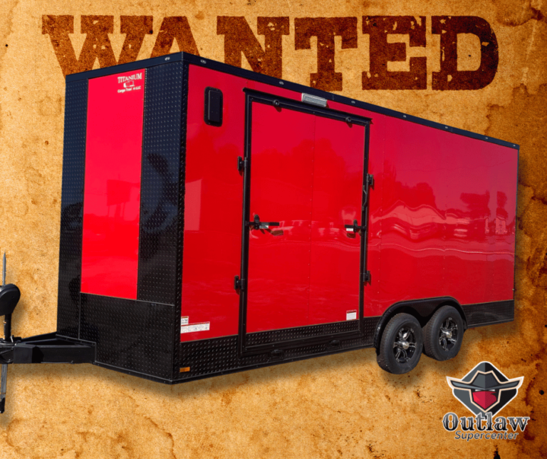 8.5-Foot-Wide Enclosed Cargo Trailers | Outlaw Supercenter